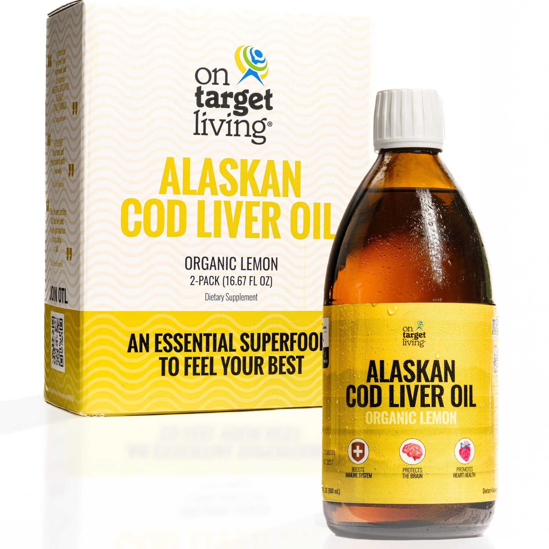 Alaskan Cod Liver Oil | On Target Living