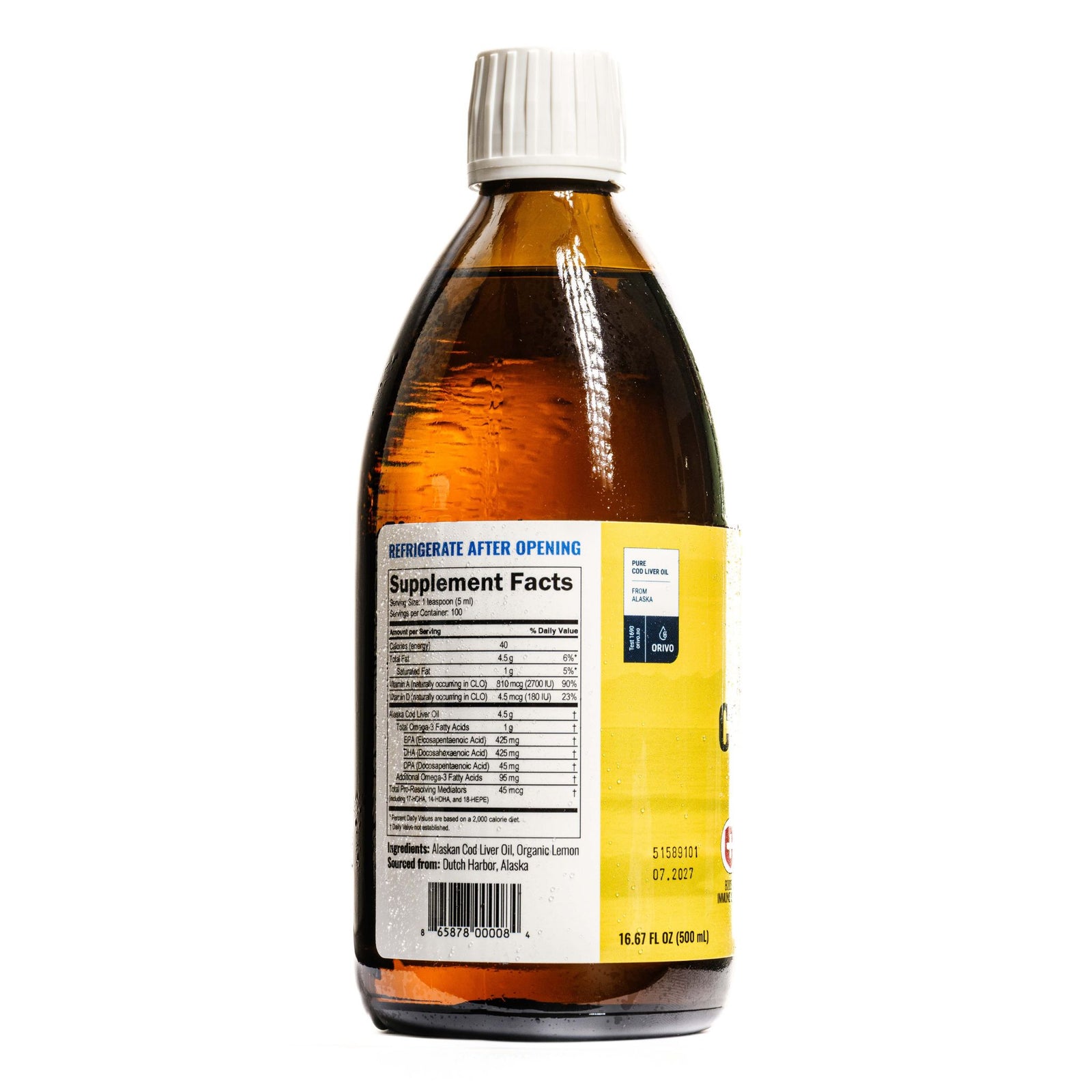 Cod Liver Oil 16.67 oz (2-Pack)