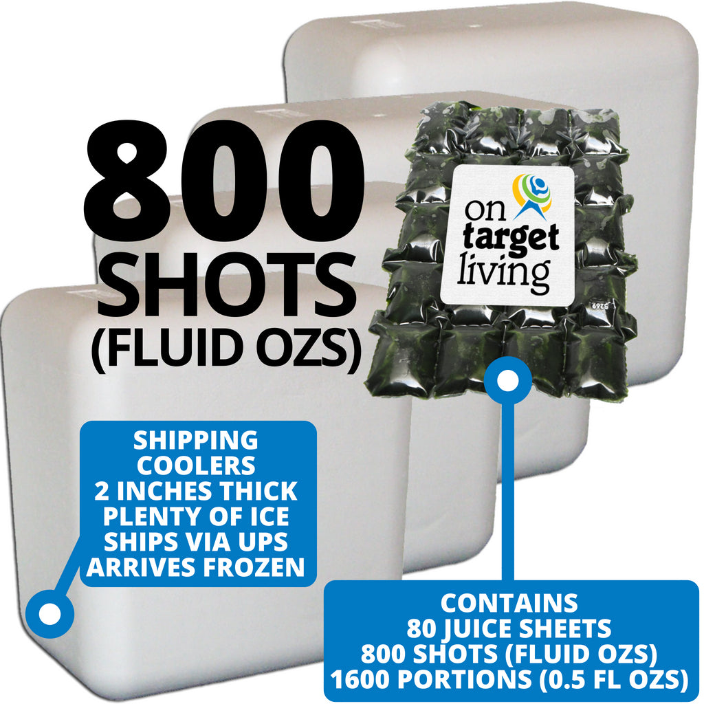 Frozen Wheatgrass Juice – On Target Living