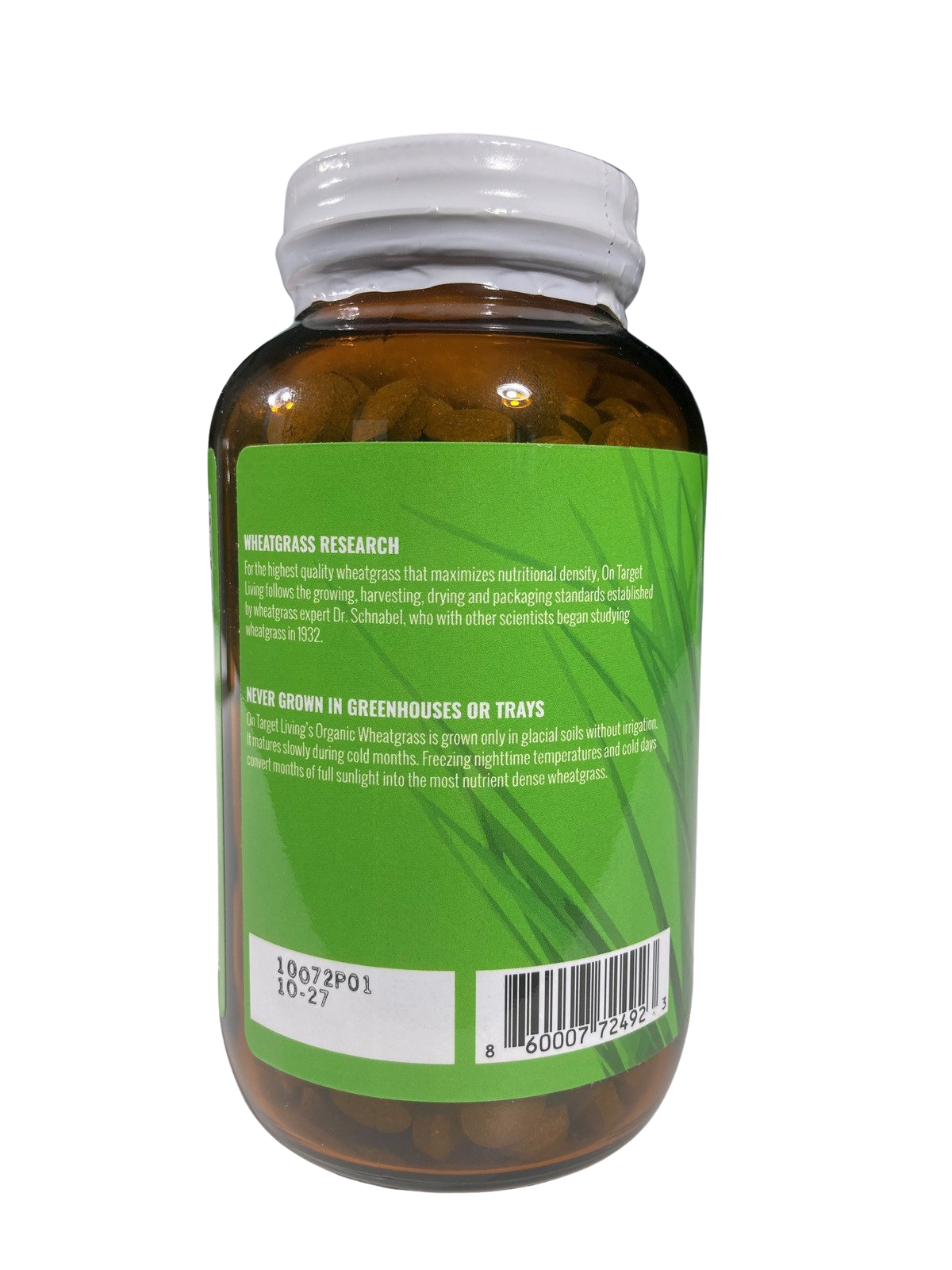 Wheat Grass Tablets- 500 Tablets – On Target Living